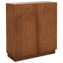 Mid.you Kommode, Natur, Holzwerkstoff, Tanne, furniert, 2 F&auml;cher, 80x88x31 cm, Wohnzimmer, Kommoden & Sideboards, Kommoden