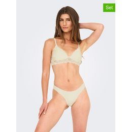 Only 3er-Set: Slips in Creme - 45% | Größe L | Damen-unterteile