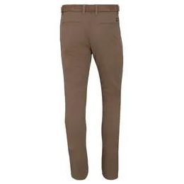 Chinohose Tom Tailor DENIM, Herren, Gr. 31, Länge 32, braun (camelfarben), Obermaterial: 97% Baumwolle, 3% Elasthan, casual, schmal lang, Hosen, leicht vorgewaschen