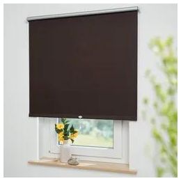Springrollo Liedeco "Thermo-Rollo" Gr. 8, braun, B:172cm H:180cm, Kunststoff, Metall, Polyester, Rollos, Thermo-Rollo Hergestellt in Deutschland