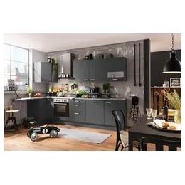 Frontblende Optifit "Parma", grau (anthrazit), B:60cm H:70cm T:1,6cm, Holzwerkstoff, M&ouml;belblenden, f&uuml;r den vollintegrierbaren