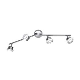 Wofi MORGAN Deckenspot LED Chrom, 4-flammig