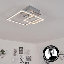 hofstein Buren Deckenleuchte LED Nickel-Matt, 1-flammig