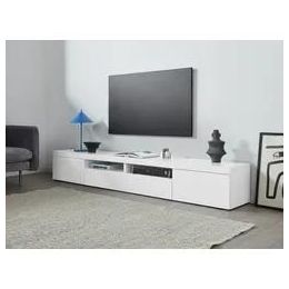 Lowboard Inosign "Essential", weiß (weiß matt, weiß hochglanz), B:240cm T:40cm, FSC-zertifizierter Holzwerkstoff, Sideboards, 240 cm
