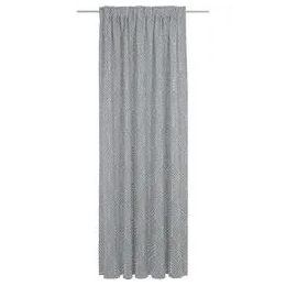 Vorhang ADAM "Easy Diamond" Gr. 5, blau (dunkelblau), B:142cm H:255cm, Jacquard, Baumwolle, Gardinen, aus 100% Bio-Baumwolle