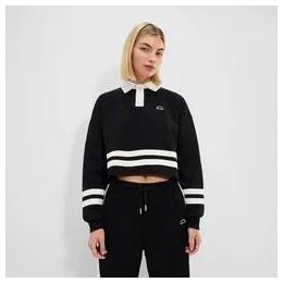 Poloshirt Ellesse "SOMBRA CROPPED RUGBY TOP", Damen, Gr. 36, schwarz, Obermaterial: 100% Baumwolle, sportlich, Kurzarm, Shirts