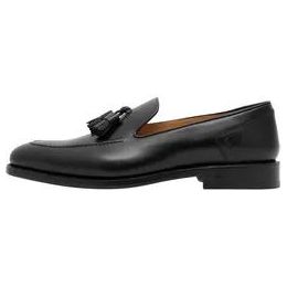 Loafer Henry Stevens "Marshall TL", Herren, Gr. 44,5, schwarz, Leder, Schuhe