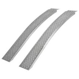 Al-Ko Auffahrrampe "gebogen", silber, B/H/L: 200cm, Rampen, 2 m, belastbar bis 400 kg