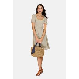 Le Jardin du Lin Leinen-Kleid in Beige - 73% | Größe 38 | Damen-kleider