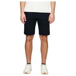Chinoshorts s.Oliver, Herren, Gr. 31, N-Gr, blau (navy), Web, Obermaterial: 97% Baumwolle, 3% Elasthan, unifarben, Casual, regular fit kniefrei, Hosen, Sommerhose mit Waschung