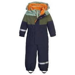 Overall "FIOW 54 MNS ONPC", Kinder, Gr. 110/116, Normalgrößen, grün, Oberstoff: 100% Polyester, Futter: 100% Polyester, Füllung: 100% Polyester, FIRST INSTINCT BY Killtec, sportlich, Overalls, Wind- und wasserdichter Schneeoverall mit Fleece u. Colourblock Design