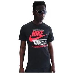 Langarmshirt Nike "M NSW TEE 6MO FUTURA FAHO25", Herren, Gr. XL, schwarz, Obermaterial: 100% Baumwolle, Shirts
