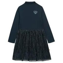Tüllkleid DANAMADE "DANAMADE Dresses DHILLA", Mädchen, Gr. 140, EURO, navy, Oberteil: 95% Baumwolle 5% Elasthan / Rock: 100% Polyester / Futter: 100% Polyester, Kleider