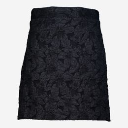 Freebird Schwarzer Minirock mit Blumenmuster