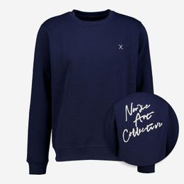 Clean Cut Copenhagen Dunkelblaues Grady Sweatshirt mit Stickerei