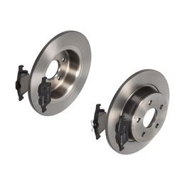 Brembo Bremsensatz-Hinterachse COATED DISC LINE / STANDARD Bremsensatz, Scheibenbremse hinten rechts links voll 280mm f&uuml;r FORD USA MAZDA (CHANGAN) VOL