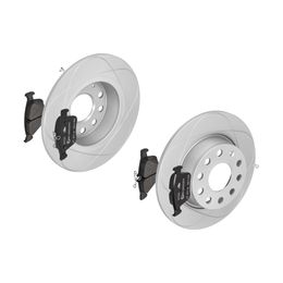 ATE Bremsensatz-Hinterachse PowerDisc / Standard Bremsensatz, Scheibenbremse hinten rechts links voll 272mm f&uuml;r SKODA SEAT VAG 1K0615601AA 8V0698451 5