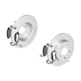 ATE Bremsensatz, Scheibenbremse hinten rechts links voll 264mm für KIA VAUXHALL CHEVROLET OPEL 93169143 93188727 93179164 1420-21663