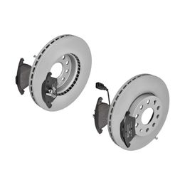 ATE Bremsensatz-Vorderachse Bremsensatz, Scheibenbremse vorne rechts links belüftet 288mm für SKODA SEAT VAG 1K0698151 5K0698151 5K0698151A IJF1418BM2