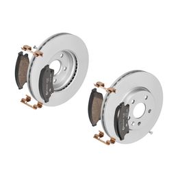 ATE Bremsensatz-Vorderachse Bremsensatz, Scheibenbremse vorne rechts links bel&uuml;ftet 276mm f&uuml;r VAUXHALL CHEVROLET OPEL 13502824 13374966 1605169 IJF141