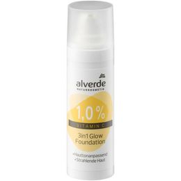 alverde Foundation 3in1 Glow mit 1% Vitamin C