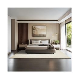 TecTake&reg; Kurzflorteppich, verschiedene Gr&ouml;&szlig;en und Farben, allergikerfreundlich, rutschfeste Unterseite