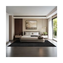 TecTake&reg; Kurzflorteppich, verschiedene Gr&ouml;&szlig;en und Farben, allergikerfreundlich, rutschfeste Unterseite