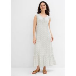bonprix Jerseykleid aus Viskose-Mix, gr&uuml;n, Viskose