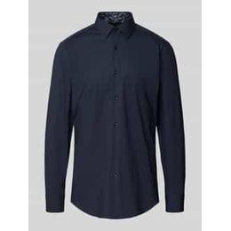 BOSS Slim Fit Businesshemd aus Baumwoll-Mix Modell 'HANK'