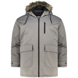 Jack & Jones Große Größen Jack&Jones Parka, wasserabweisend Farbe grau Größe: 8XL