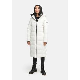 Winterjacke Marikoo "Lanitaa", Damen, Gr. L, sanftes weiß, Obermaterial: 100% Polyester; Futter: 100% Polyester; Wattierung: 100% Polyester; Ärmelfutter: 100% Polyester, Jacken, Steppmantel mit abnehmbarer Kapuze