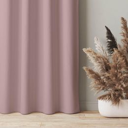 Vorhang Altrosa - blickdichte Gardine Unifarben Wohnzimmer Schlafzimmer Küche Bad Badezimmer Jugendzimmer Kinderzimmer Rosa