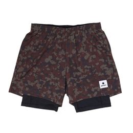 Saysky Camo Pace 2 in 1 Shorts 5'' Bekleidung Herren bunt M