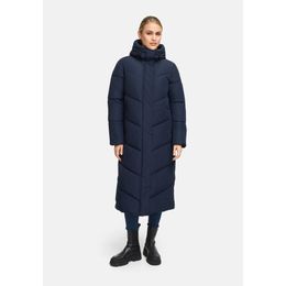 Winterjacke Marikoo "Ranja", Damen, Gr. XL, navy, Obermaterial: 100% Polyester; Futter: 100% Polyester; Wattierung: 100% Polyester; &Auml;rmelfutter: 100% Polyester, Jacken Winterjacke, mit fester Kapuze und hohem Stehkragen