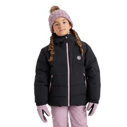 Snowboardjacke Roxy "Snowyhill Puffy", Mädchen, Gr. 10(140-148cm), schwarz, 100% Polyester, Jacken