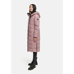 Winterjacke Marikoo "Lanitaa", Damen, Gr. XL, mauve, Obermaterial: 100% Polyester; Futter: 100% Polyester; Wattierung: 100% Polyester; &Auml;rmelfutter: 100% Polyester, Jacken Winterjacke, Steppmantel mit abnehmbarer Kapuze