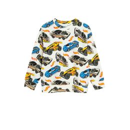 Cool Club Sweatshirt Jungen Gr&ouml;&szlig;e 122 blau / curry / schwarz / wei&szlig;