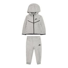 Nike Sportswear Jogginganzug 'TECH FLEECE' Jungen Gr&ouml;&szlig;e 74/80 anthrazit / hellgrau / schwarz
