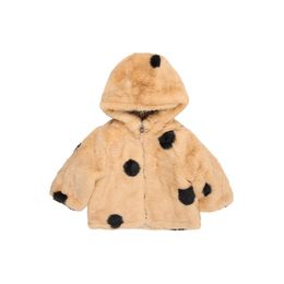 Noppies Jacke 'Metairie' M&auml;dchen Gr&ouml;&szlig;e 92 camel / schwarz
