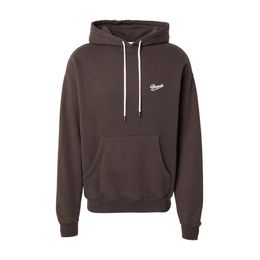 POMPEII Sweatshirt 'SABONS' Herren Gr&ouml;&szlig;e XL schoko / wei&szlig;