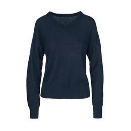 Duneen Ireland Seiden-Klima-Pullover, 38 - Navy, aus Seide