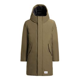 Khujo Mantel 'Fogg' Herren Größe S khaki / weiß