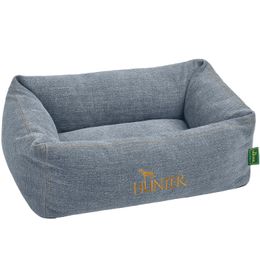 Hunter Orthop&auml;disches/Ergonomisches Hundesofa Rotterdam Denim blau verwaschen / L