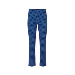 Tchibo - Bedruckte Stretchhose - Damen - Gr. 46 - dunkelblau/print