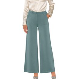 CREATION L PREMIUM Damen Hose in dezent gl&auml;nzender Jersey-Qualit&auml;t jade Gr&ouml;&szlig;e 40