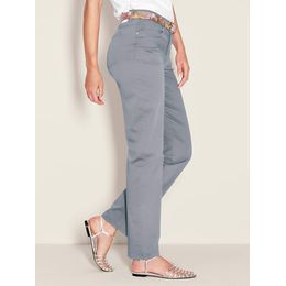 Peter Hahn Brax - Feminine Fit Hose Modell Nicola, grau, Gr. 40 / M - Baumwolle