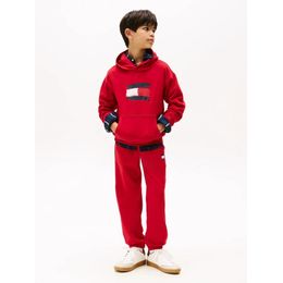 Tommy Hilfiger Sweatshirt 'FLAG HOODIE BABY' Jungen Größe 86 knallrot