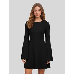 LapaPlus Kleid Damen Größe 40 schwarz Winterkleid