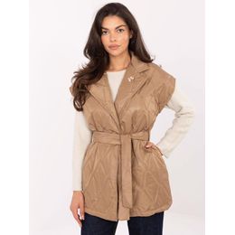Madnezz House Weste Damen Gr&ouml;&szlig;e M/L camel