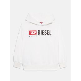 Diesel Sweatshirt 'SDROPS OVER' Jungen Gr&ouml;&szlig;e 164 wei&szlig;